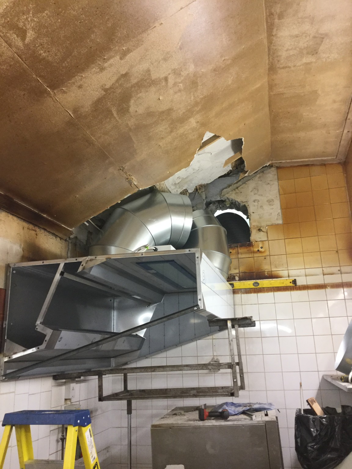 Canopy and Ducting installation - Wok Cooker Services Ltd