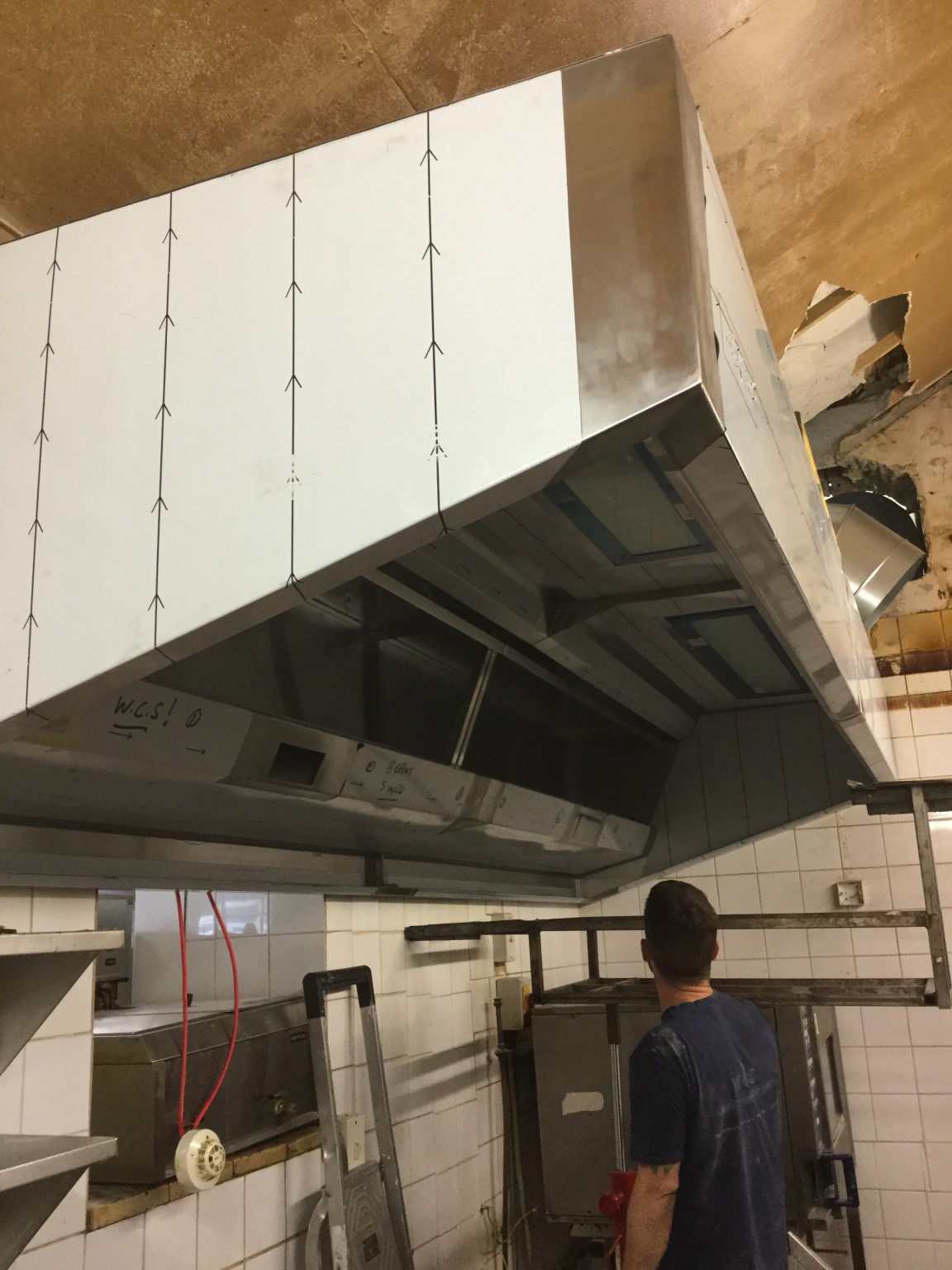 Canopy and Ducting installation - Wok Cooker Services Ltd